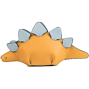 MILATA Dinosaur Shape Cross Body Bag Women Pu Leather Chic Clutch Purse for Girls (yellow)