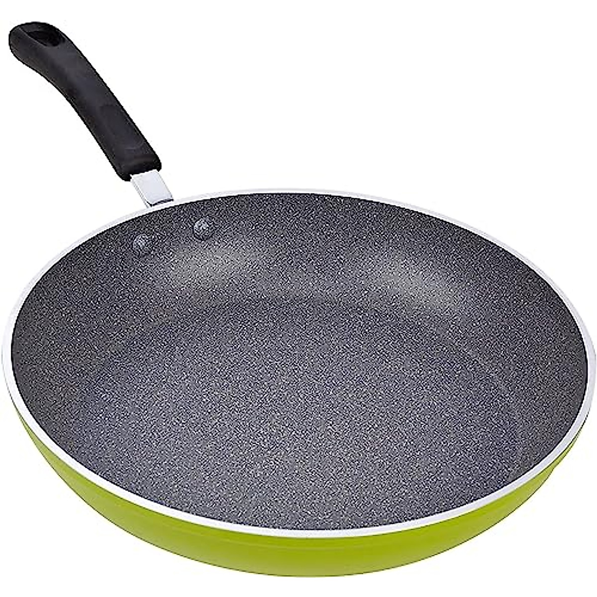 Cook N Home Saute Fry Pan, 12-inch, Green