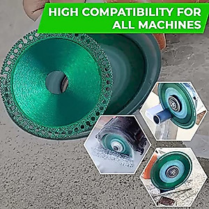 Indestructible Disc 2.0 - Cut Everything in Seconds, Indestructible Disc for Angle Grinder, 4" x 1/25" x 4/5” Diamond Cutting Wheels for Smooth Cutting, Chamfering, Grinding of All Materials (3-Pack)