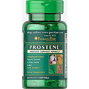 Puritans Pride Prostene Prostate Support Formula-60 Softgels