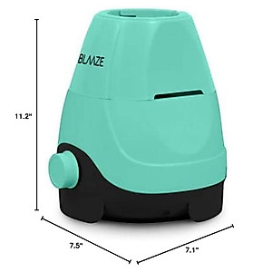BLAAZE 110V 600 Watts Mixer Grinder With 2 Jars – Perfect for Dry & Wet Fine Grinding – Dosa batters, Indian Curry Spices Coconut Chutney Grinding Mixing (Turquoise)