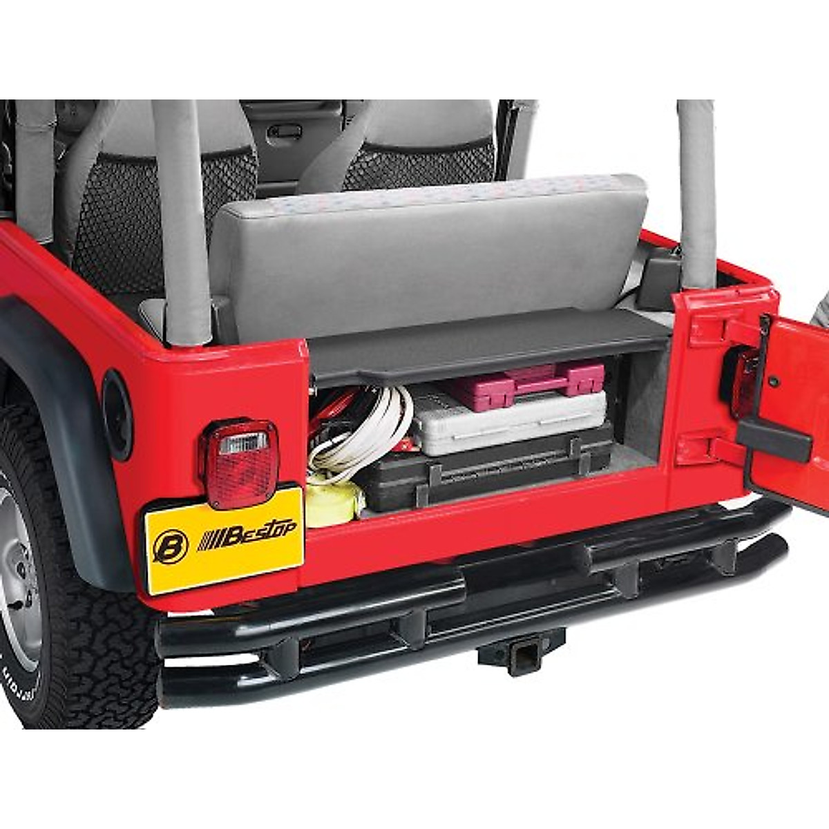 Bestop 4270101 Matte Black Instatrunk for 1997-2006 Wrangler