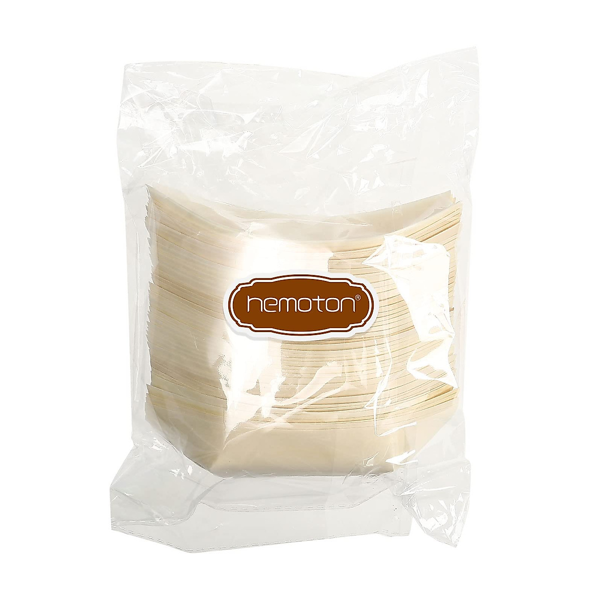 Hemoton 50pcs Wooden Sushi Serving Tray Boat 5 inch Disposable Japanese Sashimi Plate Snack Dessert Candy Serving Dish for Restaurant Home