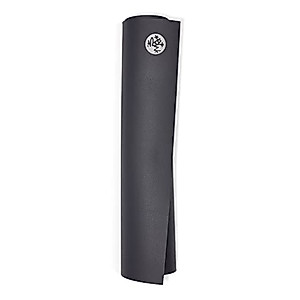 Manduka GRP Adapt Hot Yoga Mat - For Women and Men, Durable, Non Slip Grip, Sweat Resistant, 5mm Thick, Black, 71" X 24"