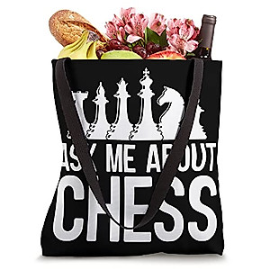 Funny Chess Player Chess Master - Ask Me About Chess Tote Bag
