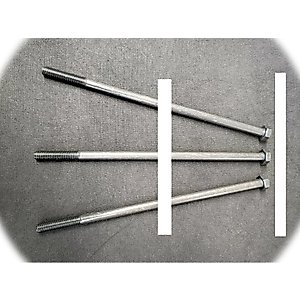 (Qty 1pc) M12-1.75x300 mm Bolt/Hex Head Cap Screws DIN 931 Grade 10.9 12mm x 300mm P Hardware Fastener Kit Set RV5289S