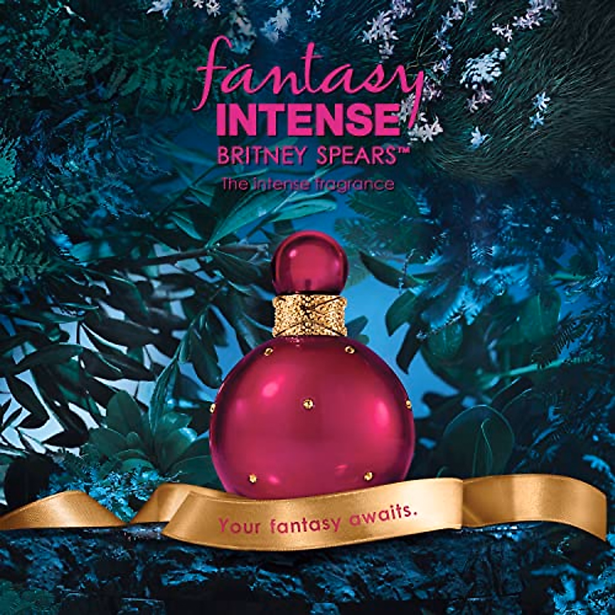 Britney Spears Fantasy Intense, Eau De Parfum ,Intense EDPI Spray for Women, 3.3 Fl Oz