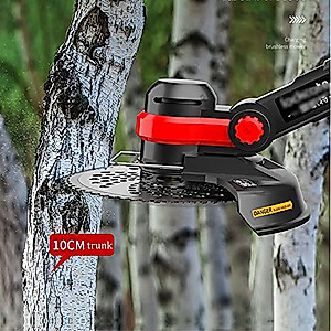 JNYB 2-in-1 Cordless Garden Trimmer, 20V Grass Trimmer/Edger with 1 2Ah Batteries & Charger, Adjustable Head and Telescopic Handle Grass Cutter Machine