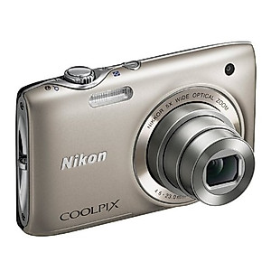 Nikon COOLPIX S3100 14 MP Digital Camera with 5x NIKKOR Wide-Angle Optical Zoom Lens and 2.7-Inch LCD (Silver)