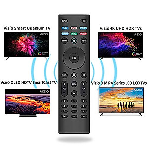 UNOCAR Remote for Vizio Smart TV Remote XRT-140 and Vizio Smart TV Quantum 4K UHD HDR OLED HDTV SmartCast, Vizio D M P V Series LED LCD 24 32 40 43 50 55 58 60 65 70 75 85 inch TV Watchfree