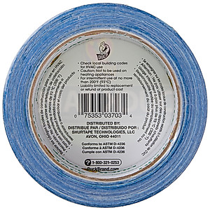 Duck Brand 1304959 Color Duct Tape, Single Roll, Blue