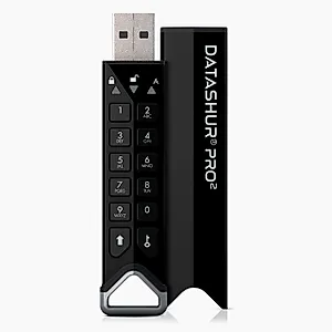 iStorage datAshur PRO2 512 GB | Secure Flash Drive | FIPS 140-2 Level 3 Certified | Password protected | Dust/Water-Resistant