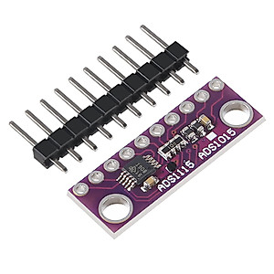 DORHEA 3PCS ADS1115 16 Bit Analog to Digital Development Board ADC Converter Module 4 Channel Board with Programmable Gain Amplifier 2.0V to 5.5V for Raspberry Pi