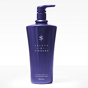 Saints & Sinners Award-Winning Velvet Divine Moisture Shampoo for Dry, Damaged, Colored Treated Hair – Repair, Replenish, Renew, Add Shine