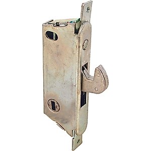 Prime-Line E 2009 3-11/16 In., Mortise Lock with Vertical Keyway, Round Faceplate (Single Pack)
