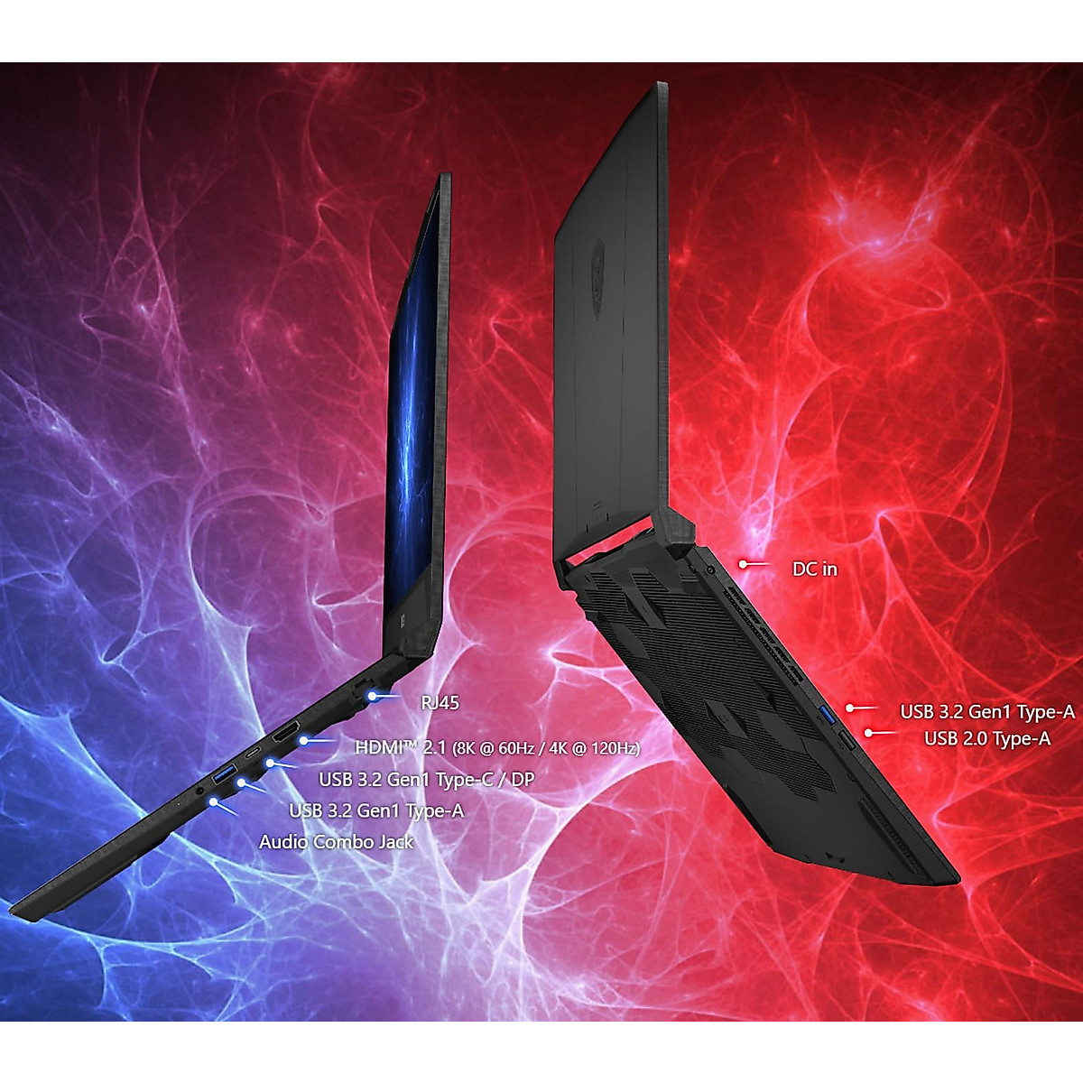 MSI Katana 15 Gaming Laptop, 15.6" 144Hz FHD Display, Intel 13th Gen Core i7-13620H, GeForce RTX 4070 8GB, WiFi 6, 4-Zone RGB Backlit KB, Webcam, Win 11 Pro, w/HDMI (64GB RAM|1TB PCIe SSD)