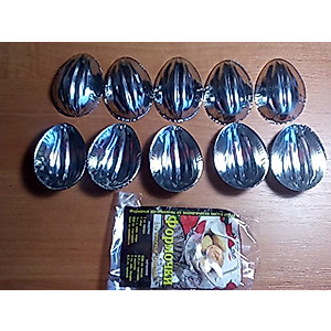 Metal Mold Form Nuts For Sweet Russian Nuts Oreshki Pastry Cookie Nutlets (Set of 40 pcs)