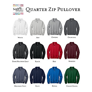 Kappa Alpha Theta Quarter Zip Cadet Collar Sweatshirt - Kappa Allpha Theta Sorority Merchandise - Theta Sweatshirt (as1, alpha, l, regular, regular, Ash & Black)