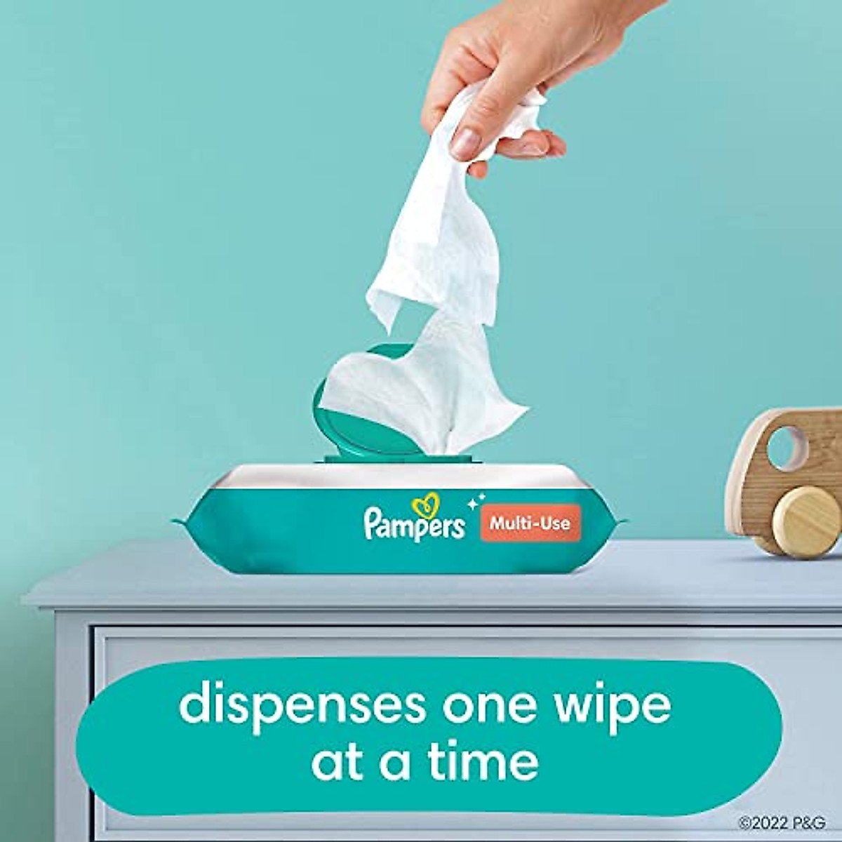 Pampers Baby Wipes Multi-Use Fragrance Free 9X Pop-Top Packs 504 Count