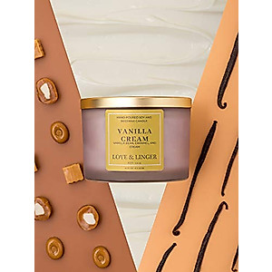 Vanilla Bean Candle | Vanilla Scented Candle | Luxury Soy & Beeswax Candles for Home | 16 oz. Large Jar Candle | Holiday Candles | Warm Vanilla Candle