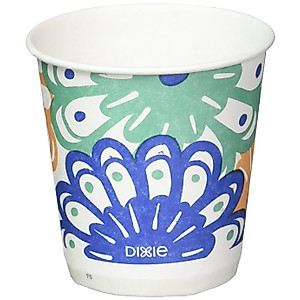 Dixie Disposable Bathroom Cups, Coordinating Design 3 oz. - 1200 Cups