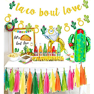 Final Fiesta Bachelorette Party Decorations Taco Bout Love Decorations Taco Bout Love Banner Fiesta Bridal Shower Mexican Fiesta Taco Bout Love Decorations