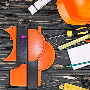 The Super Gauge Shape and Outline Tool For Flooring- Contour Gauge 10"& 5" Adjustable Widen Set- Shape Duplicator Profile Gauge with Lock- Woodworking Templates, Construction Tool (Allen Wrench Style)