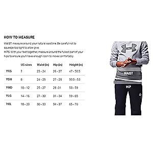 Under Armour Boys Showdown Shorts , Black (001)/Halo Gray , X-Large