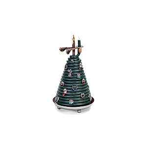Candle by the Hour 80-Hour Christmas Tree Candle with 14 charms, Eco-friendly Natural Beeswax with Cotton Wick