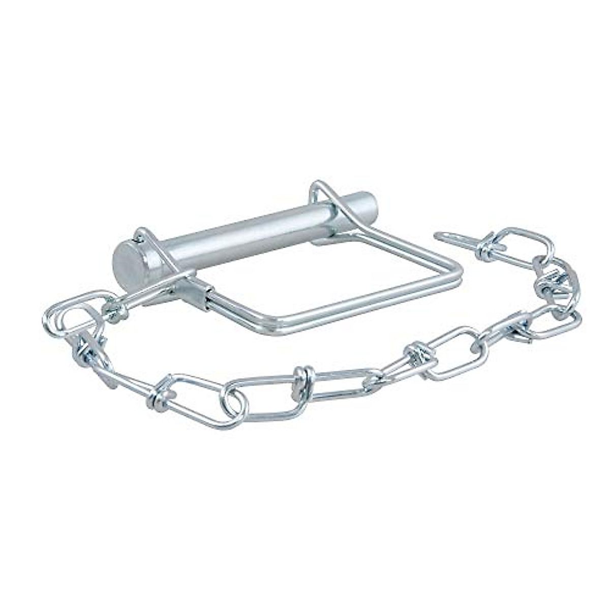 CURT 28001 Trailer Coupler Pin with 12-Inch Chain, 3/8-Inch Diameter x 2-3/4-Inch Long