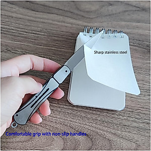 WWZJ 4 Pack Slim Pocket Knife for Cutting Rope, Paper Boxes and Letter, EDC Small Folding Knife