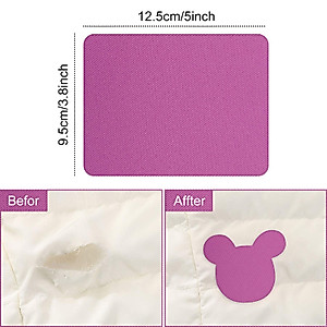 Augshy 29 Pieces Iron On Patches for Clothing Jeans 4.9 x 3.7 Inch (Colorful)