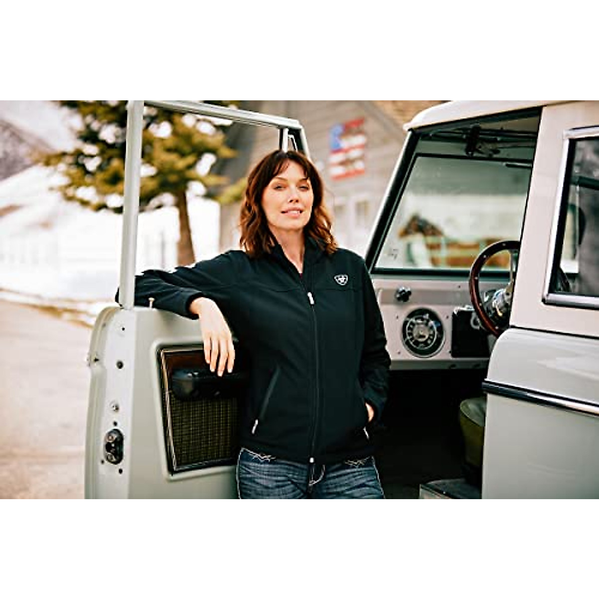 Ariat Female New Team Softshell Jacket Black Large