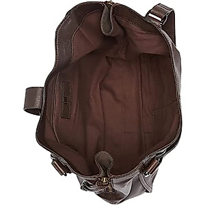 FRYE Gina Leather Tote Bag (Brown)