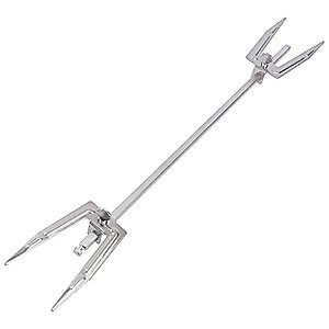 DOITOOL Stainless Steel Rotisserie Forks Air Fryer Accessories Rotating Baking Roast Chicken Fork for Kitchen