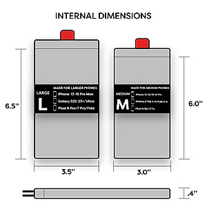 PHOOZY Apollo II Thermal Phone Case with AGION Lining and Keyring + Cross Body Strap for Easy Carry of The Apollo