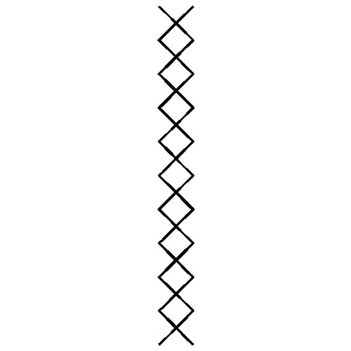 Quilting Stencils for Machine and Hand Quilting - 2 Quilting Stencils for Background, Border Patterns - Mock Crosshatch, Cross Hatch Border Plastic Quilt Stencil Set with Guide