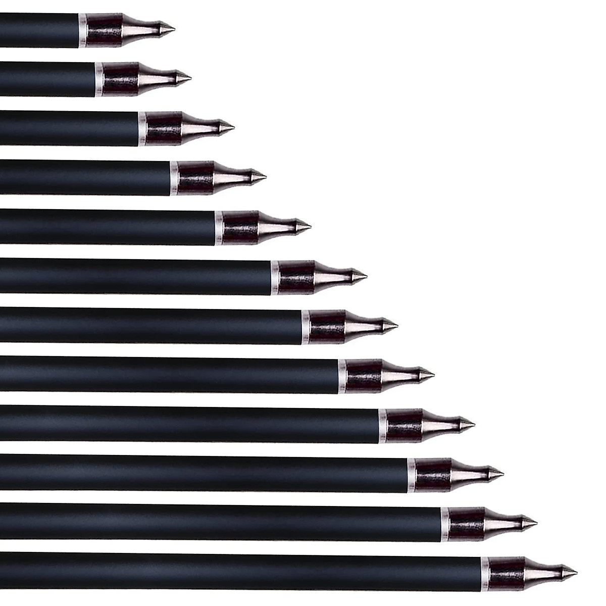 e5e10 20"/22'' Crossbow Bolts Carbon Arrows 8mm Shaft Half Moon Nocks with Replaceable Screw-in Broadhead for Crossbow Hunting Target Practice Outdoor Gift, 12Pcs (20inch New)