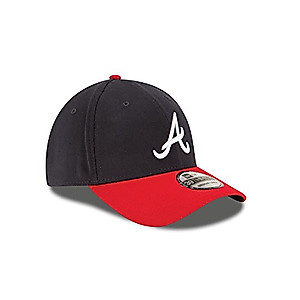 MLB Atlanta Braves Team Classic Home 39Thirty Stretch Fit Cap, Blue, Large/X-Large