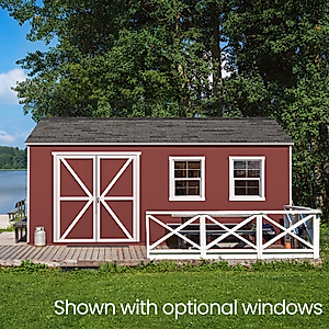 Handy Home Products Rookwood 10x12 Do-It-Yourself Wooden Storage Shed