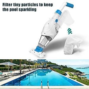 TOYMIS Handheld Pool Vacuum Filter for AIPER, Pool Cleaner Filter Bag Reusable Fine Mesh Replacement Bags Nylon Pool Leaf Vacuum Bag for Swimming Pool
