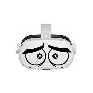 Worried Eyes - Oculus Quest 2 - Decals - Black