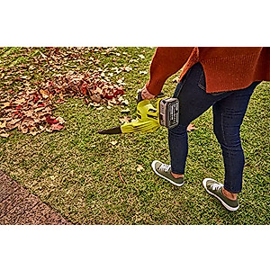 Ryobi OBL1820S ONE+ Cordless Blower, Air Speed (Zero Tool), 241 km/h, 18 V, Hyper Green and Grey