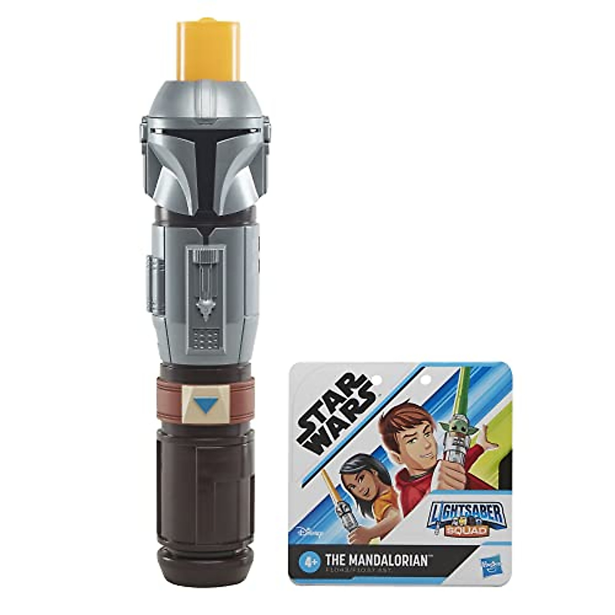 STAR WARS Lightsaber Squad 3-Pack, The Mandalorian, Ahsoka, and Darth Vader Lightsabers, Toys for 4 Year Old Boys and Girls (Amazon Exclusive)