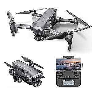 RKSTD Drone With Camera For Adults - 4K FPV Drone With Carrying Case, Foldable RC Drone Altitude Hold, Headless Mode, Camera Drone For Adults/Beginners, Gifts For Girls/Boys