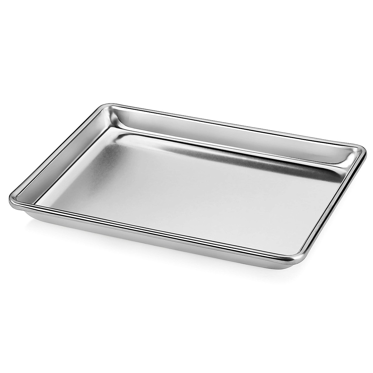 New Star Foodservice | Commercial-Grade Bun/Sheet Pan 18-Guage (9 x 13 x 1 inch (Quarter Size))
