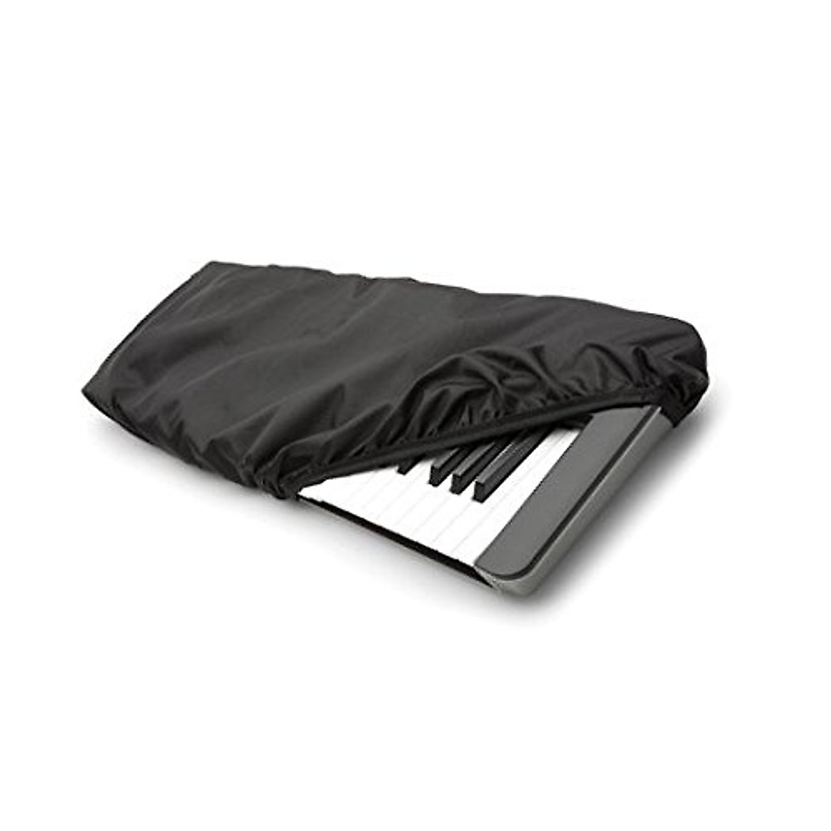 Maloney StageGear Piano Keyboard Dust Cover for 49 Key Keyboards - Reversible Black Nylon Keeps it Free from Dust, Dirt, & Moisture; Silver Reflective Material Protects from Sun - Small Case (95728)