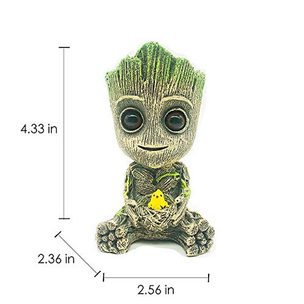 AnxunJim Aquarium Groot Air Bubbler Decorations Fish Tank Air Stone Set