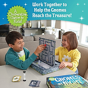 Peaceable Kingdom Gnomes at Night A Cooperative Maze Game for 2 to 4 Kids Ages 6+