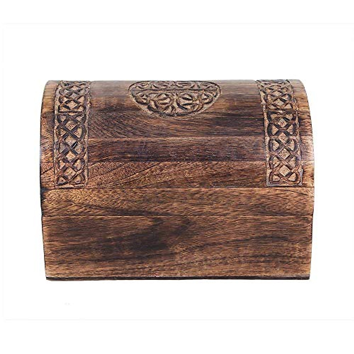 Ajuny Handcrafted Wooden Jewellery Box Organiser Multipurpose Keepsake Trinklet Storage Organizer Storage Box Case Holder Ring Necklace Earring Storage Mothers Day Gift for Women Girls